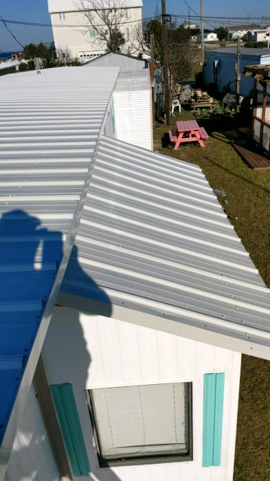 What is a tip-out on a mobile home?